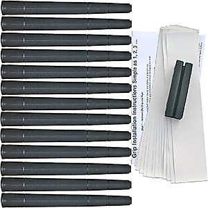 Tacki-Mac Arthritic Serrated Oversize (+3/32) Golf Grip Kit (13 Grips, Tape, Clamp)