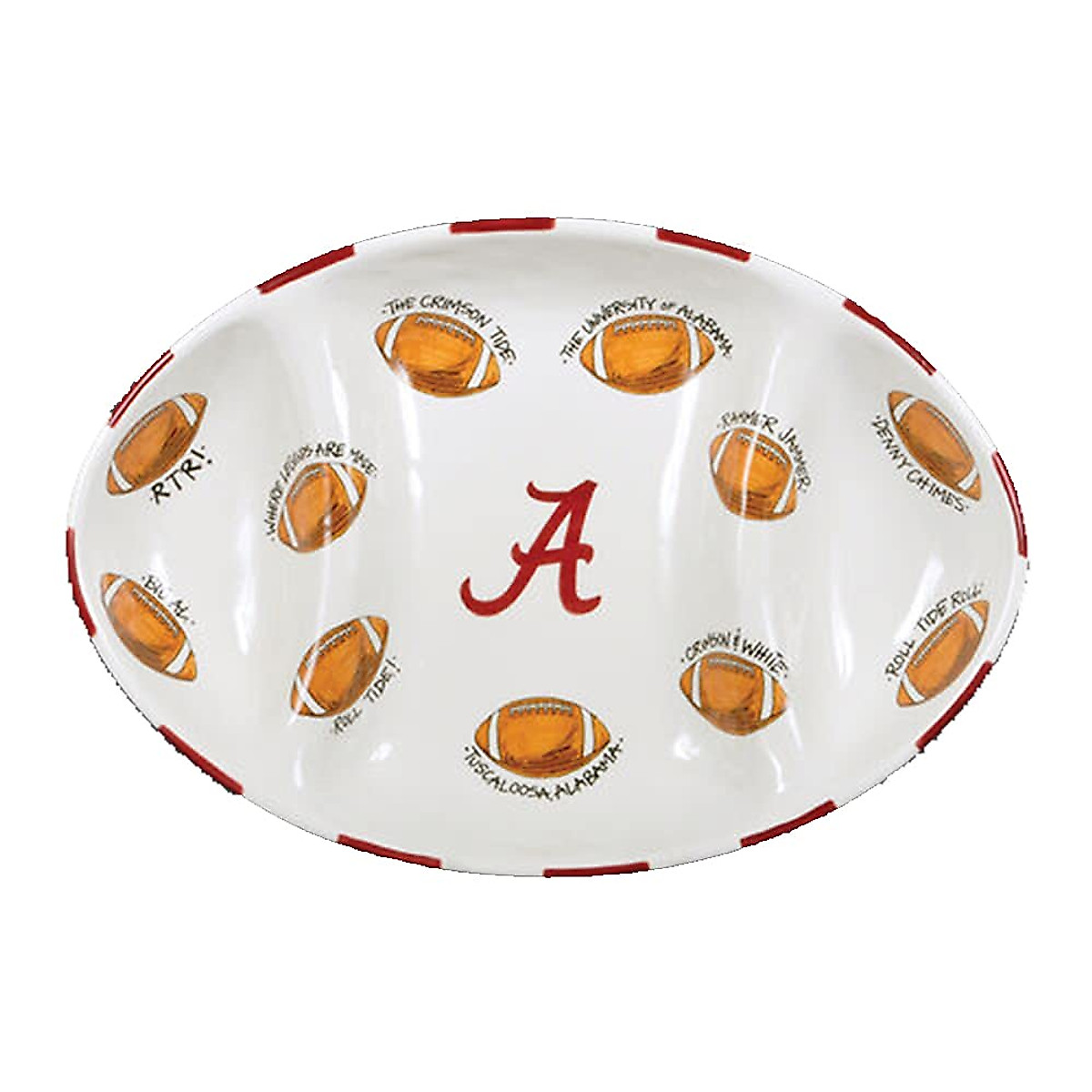 Alabama Football Platter Magnolia Lane