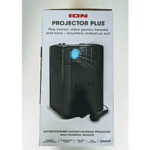 Ion Projector Plus Bluetooth 30-150" Battery Indoor-Outdoor-Karaoke-Speaker HDMI
