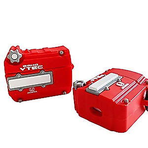 Aikedou Unique Earbuds pro case Creative Cool Boys for AirPods Pro Case Cover Car Brake Wheel Designer High Fashion Silicone Protective Skin Funny for Airpods Pro Charging Case (Car Engine)