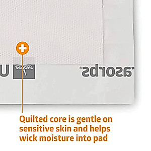 Medline Extrasorbs Premium Underpads, Disposable Bed Pads for Adult Incontinence, 30x36" (25 Count)