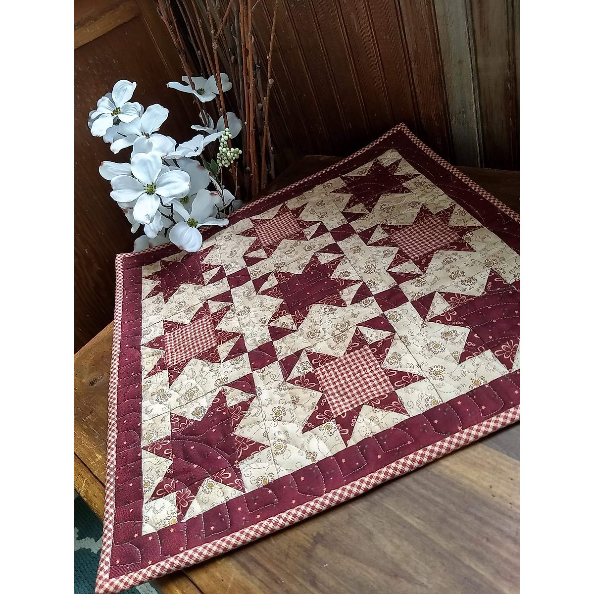 Full Line Stencil - Baptist Fan - Edge to Edge Stencil, Continuous Line Template for Free Motion Quilting, Domestic Machine, Hand Quilting, Long-Arm Quilting (30717)