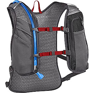 CamelBak Chase 8 Limited Edition Bike Vest with 2L Fusion Hydration Bladder - Heather Grey/Racing Red