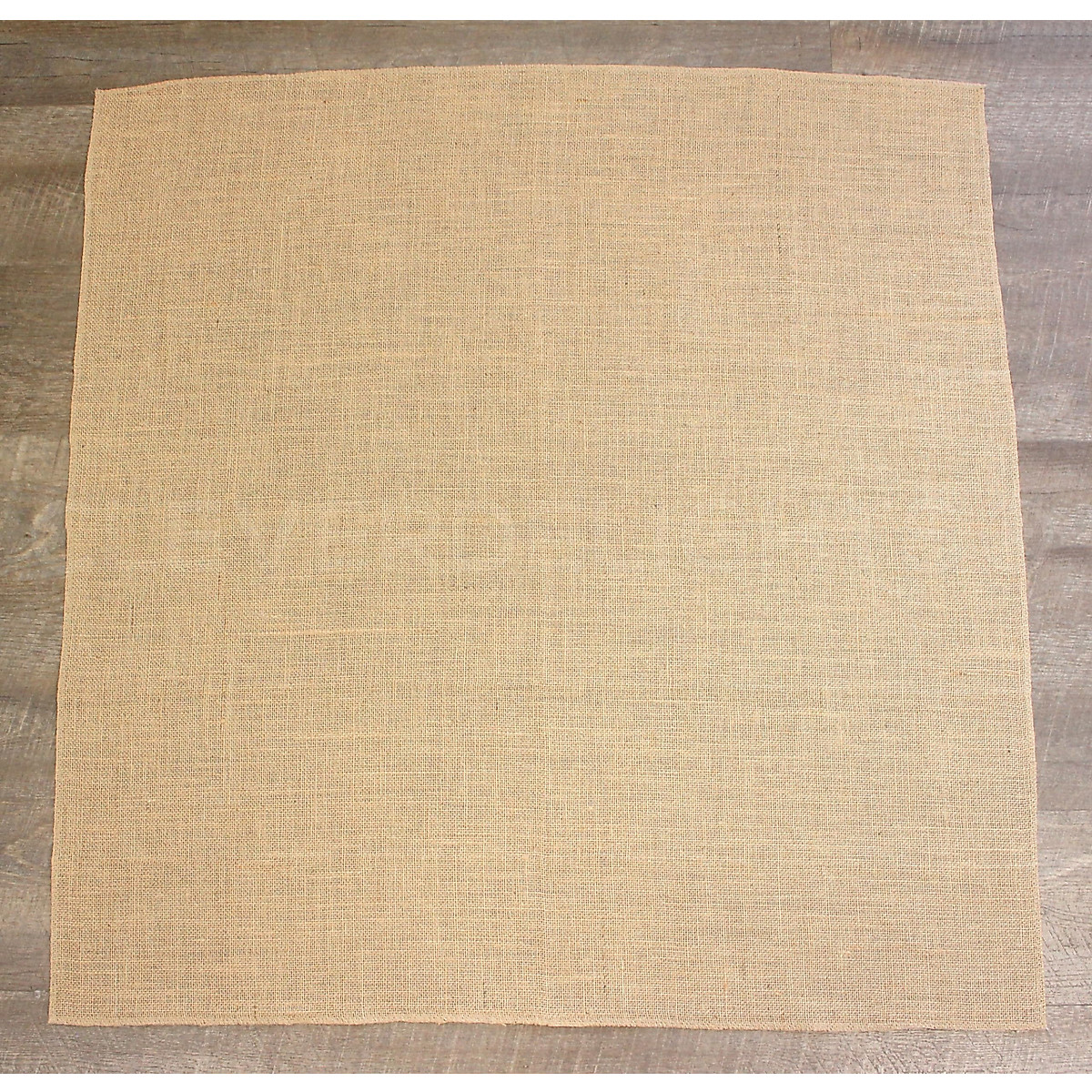 CleverDelights 36 Inch Burlap Squares - 4 Pack - Premium Jute Burlap Fabric - Finished Edges - 36" x 36"