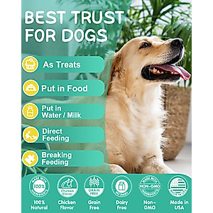 Skin and Coat Chews for Dogs - Omega 3 Supplement for Dogs with EPA & DHA Fatty Acids- Fish Oil Chews for Dogs with Salmon Oil & Vitamins - Dog Itchy, Dry & Shedding Skin Relief- Chicken, 120 Chews