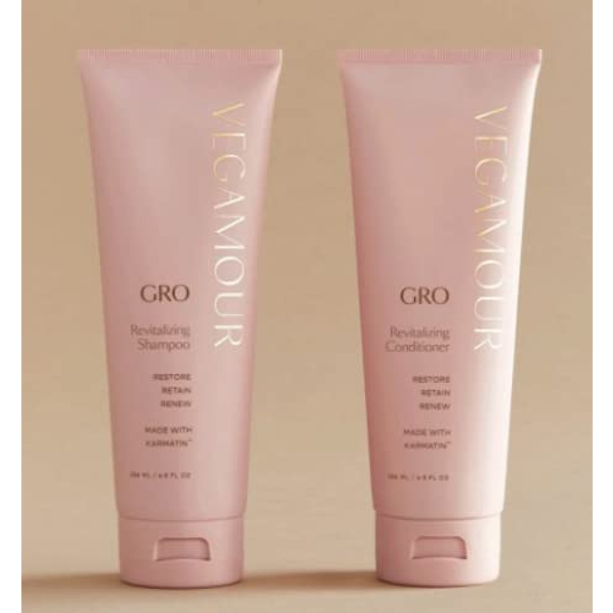 VEGAMOUR GRO Revitalizing Hair Care Shampoo and Conditioner Kit