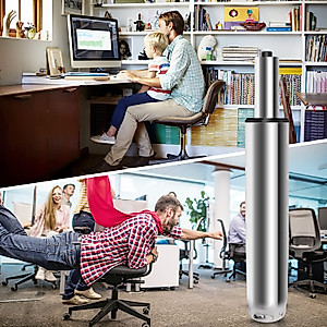 5.5 inch Office Chair Cylinder Replacement,Heavy Duty Gas Lift Cylinder for Office Desk Chairs/Gaming Chair,Gas Lift Hydraulic/Pneumatic Piston, Universal Size (Silver)