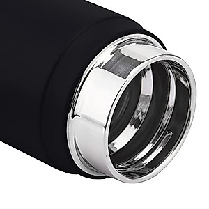 GOOFIT 9Oz Small Coffee Water Bottle Double Wall Vacuum Insulated Thermos for Kids and Women Keeps Cold 12H Hot 12H Blue