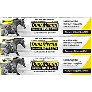 Duramectin Ivermectin Paste 1.87% for Horses, 0.21 oz (Thrее Рack)