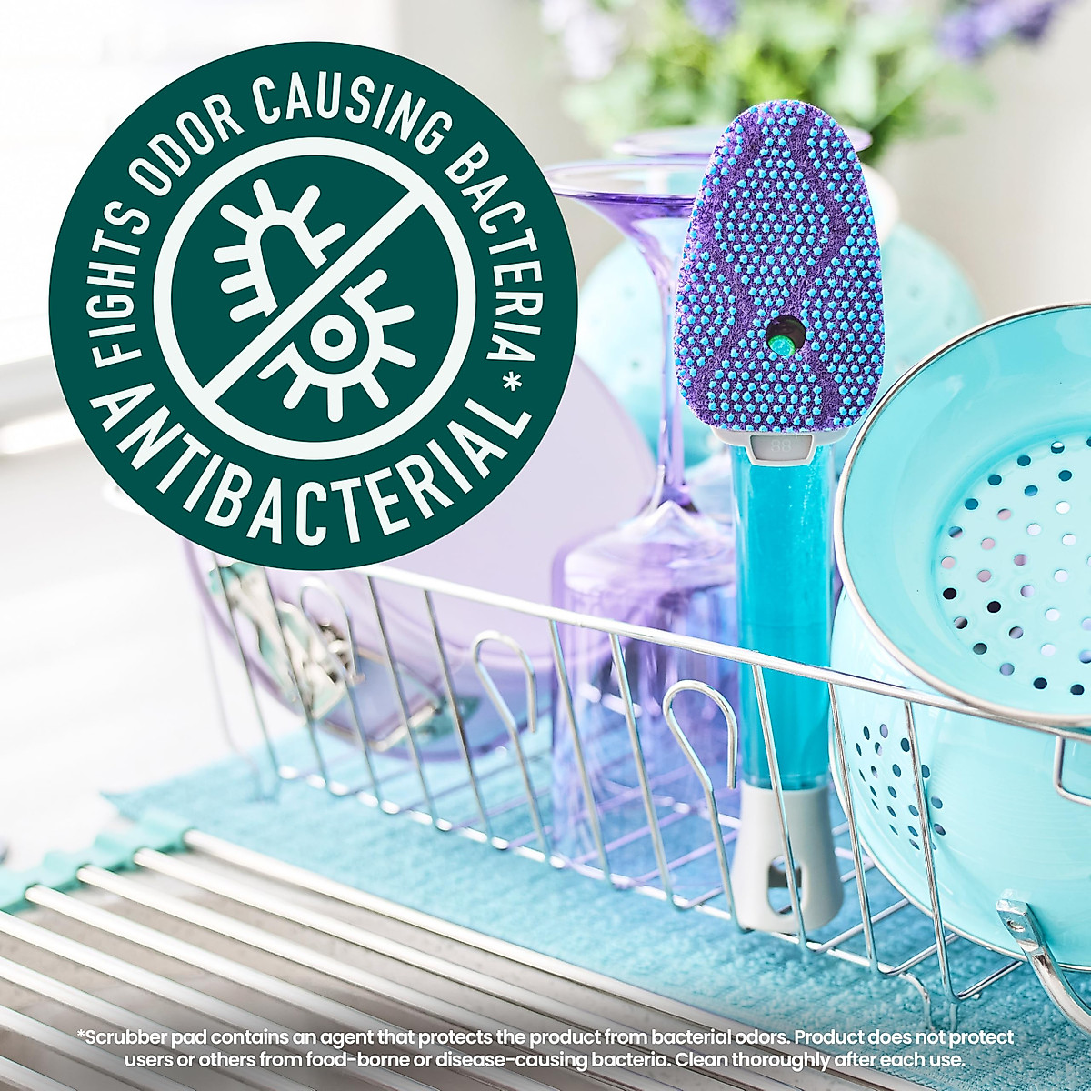 Scotch-Brite Scrub Dots Non-Scratch Dishwand Refills, Fits All Scotch-Brite Dishwands, 2 Refills