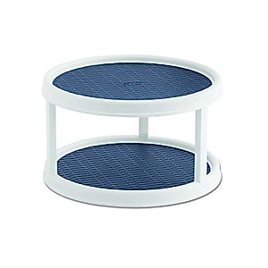 Copco - 5254326 Copco Non-Skid 2 Tier Turntable, 12 inch, Steel Blue