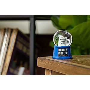 Silver Buffalo The Office World's Best Boss Light Up Snow Globe, 55 mm
