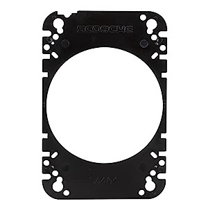 Scosche Compatible with Select Import and Domestic Vehicles Universal 4" x 6'' to 4" Speaker Adapters (1 Pair) SA464