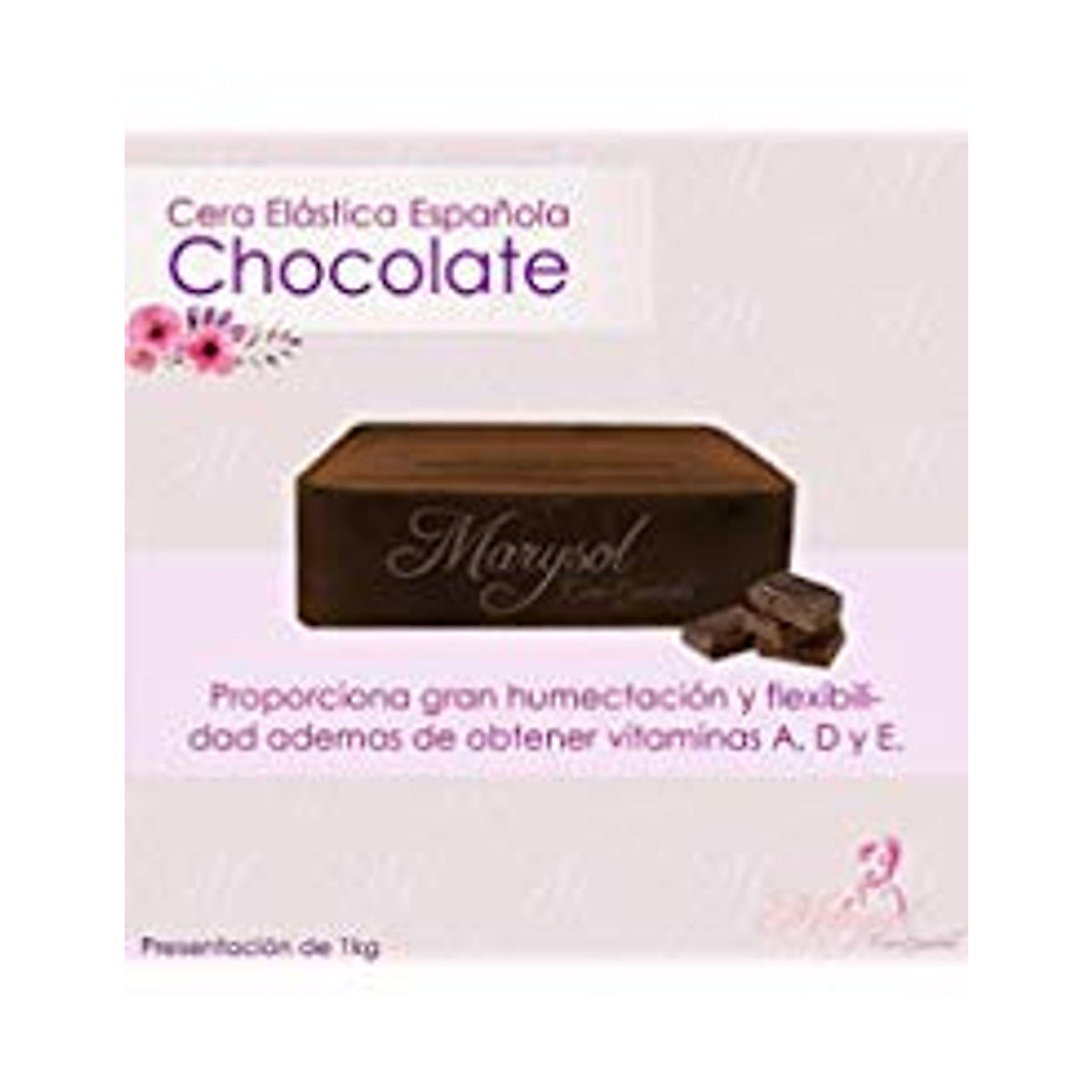 Cera Depiladora de Chocolate Española Elastica Marysol hard wax Depilacion sin Bandas No-Strip Disposable Wax Salon Spa estetica Vello Corporal Facial Bikini Epilacion Epilatoria