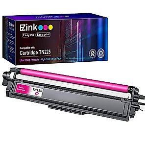 E-Z Ink (TM) Compatible Toner Cartridge Replacement for Brother TN225 Magenta to Use with MFC-9130CW HL-3170CDW HL-3140CW HL-3180CDW MFC-9330CDW MFC-9340CDW HL-3180CDW DCP-9020CDN (Magenta, 1 Pack)