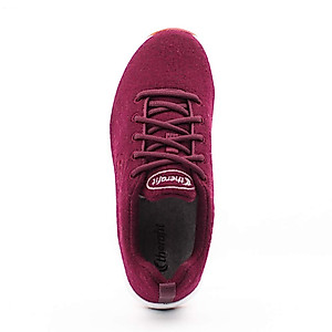 Therafit Paloma Women's Wool Athletic Shoe 8 / Burgundy