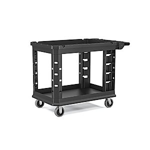 Suncast Commercial PUCSD2645 Utility Cart, Heavy Duty, 500 Pounds Load Capacity, black