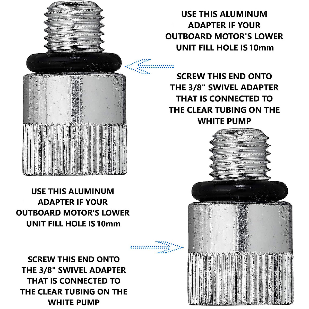 Lower Unit Gear Oil Pump and 18-2244 Drain Plug Screw & Gasket Kit Fits for Mercury/Mercruiser #1/MR/R/Alpha/Alpha I Gen II