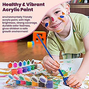 VINDIJA Framed Paint by Number for Adults Beginners - Cat Adult Paint by Number Kits on Canvas, 2 Pack Animals Paint by Numbers, DIY Oil Painting Acrylic Paints for Home Wall Decor Gift, 8x8in