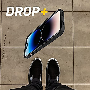 OtterBox iPhone 14 Pro Max Commuter Series Case - BLACK, Slim & Tough, Pocket-Friendly, with Port Protection