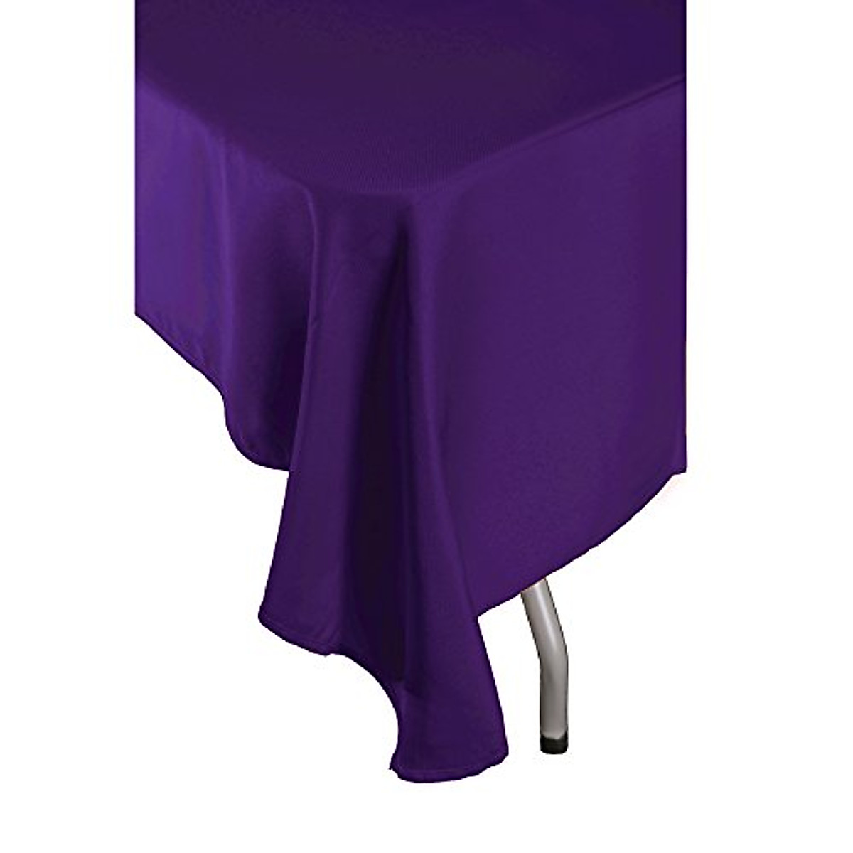 YLZYAA Tablecloth - 54 x 54 Inch -Purple-Square Polyester Table Cloth, Wrinkle,Stain Resistant - Great for Buffet Table, Parties, Holiday Dinner & More