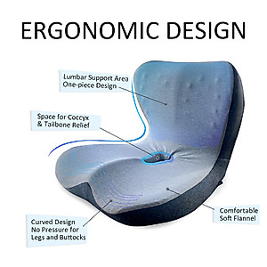 Grehge ffice Chairs Car Coccyx Orthopedic Magnetic Wireless Charger, Wireless Magnetic Cell Phone Charger