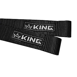 Overland Vehicle Systems King 4WD Heavy Duty Adjustable Door Straps Solid in Pairs - Universal Fitment for CJ, YJ & TJ & JK - 600 Denier Ballistic Nylon