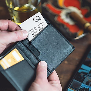 TRCENDE To Our Son Gifts from Mom and Dad Engraved Wallet Insert gift for Son, Son Birthday Card College Graduation Gifts for Son Back To School Birthday Graduation Christmas gift xson1