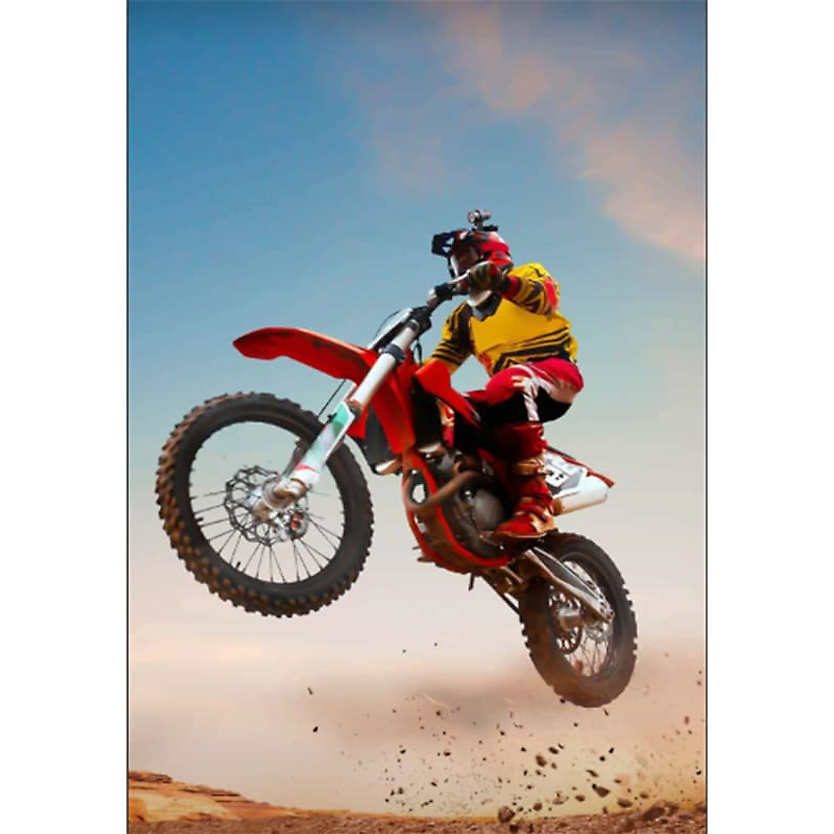 Wzquisite Motorcycle Helmet Camera, Bike Video Camera- 1080p Sports Action Camera 120° Wide Angle Camcorder Waterproof with Handle Brackect,32G SD Card