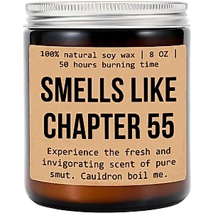 The Fox Designs Chapter 55 Acotar Candle - Acotar Fan Gift - Rhysand Candle - A Court of Thorns and Roses - Velaris Candle - Bookish Candle - Acomaf - Gift Candle, 8oz, Lavender