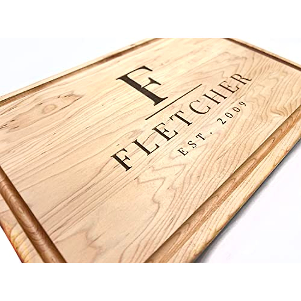 Refine Kitchenware Personalized Cutting Board, USA Made Custom Monogrammed Cutting Board, Custom Christmas Gift, Personalized Charcuterie Board