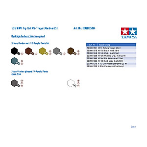 TAMIYA 300035184 1:35 WWII Figurine Set, Machine Gun Troop in Manoeuvre (5)