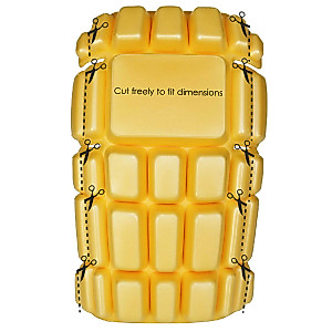 AMANEEST 3 Pairs Foam Knee Pad Inserts,Cargo Pants Knee Pads,Gardening Knee Pads 9.45''x6.6''×0.7"(L-Durable)