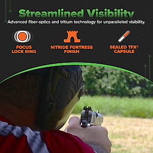 TruGlo TG131MPT TFO Handgun Pistol Laser Sight Accessories Set with TRIDOT Aiming System, Compatible with Smith & Wesson M&P, SD9 and SD40 Models