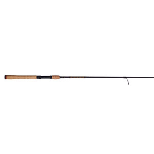 PENN Squadron III 7’ Inshore Spinning Rod; 1-Piece Fishing Rod, 10-17lb Line Rating, Medium Rod Power, Fast Action, 1/4-1 oz. Lure Rating, Titanium/Red/Gold