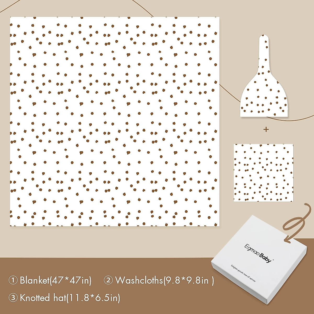 Kids Baby Blankets for Boys Girls Super Soft Plush Dot Blanket with Double Layer Dotted Backing for Toddler Bamboo Muslin Rainbow Receiving Blankets Baby Newborn Blanket Shower Gifts 30" x 40 "