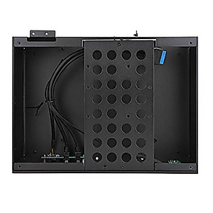 Goodisory A02 0.12in Mini-Itx Aluminum Desktop Computer Chassis HTPC Chassis (Black)