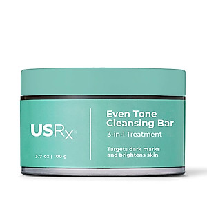 Urban Skin Rx® Even Tone Cleansing Bar | 3-in-1 Daily Cleanser, Exfoliator, and Brightening Mask Helps Diminish Uneven Skin Tone, Formulated with Kojic Acid, Azelaic Acid, and Niacinamide | 3.7 Oz