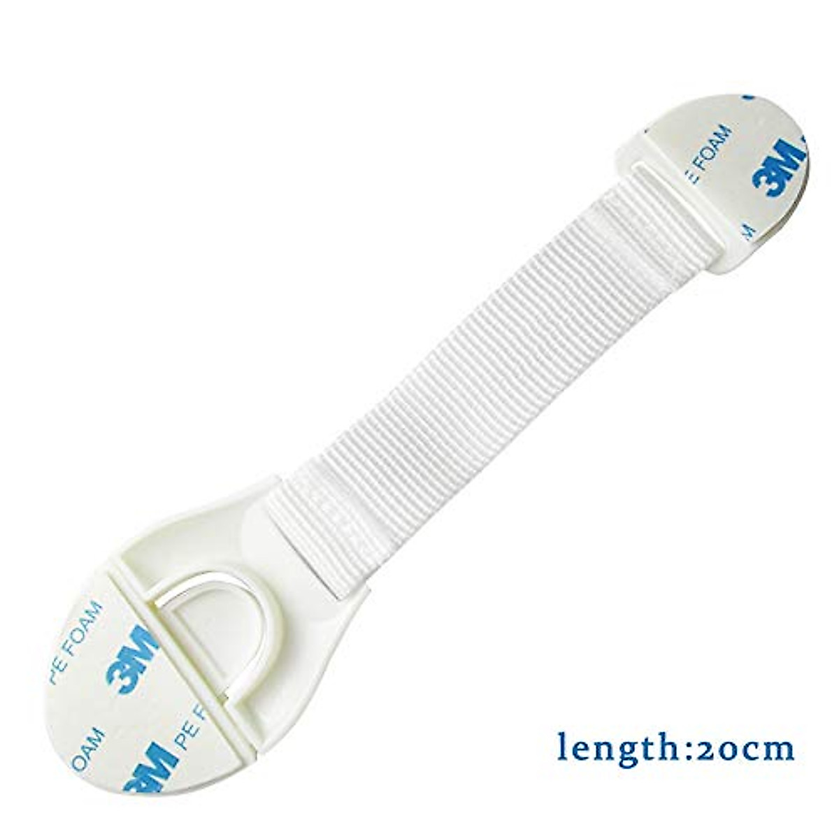 Child Lock Protection of Children Locking Doors for Children's Safety Kids Safety Plastic Protection Safety Lock (White)