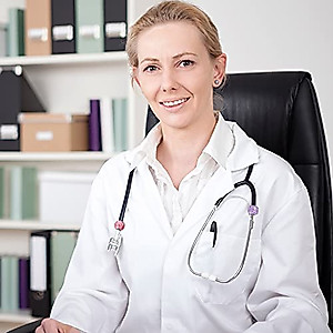 6 Pieces Stethoscope Decorations Stethoscope Charms Crystal Stethoscope Charm Bling Stethoscope Charm Round Stethoscope Charm for Nurses Doctors Veterinarians Technicians