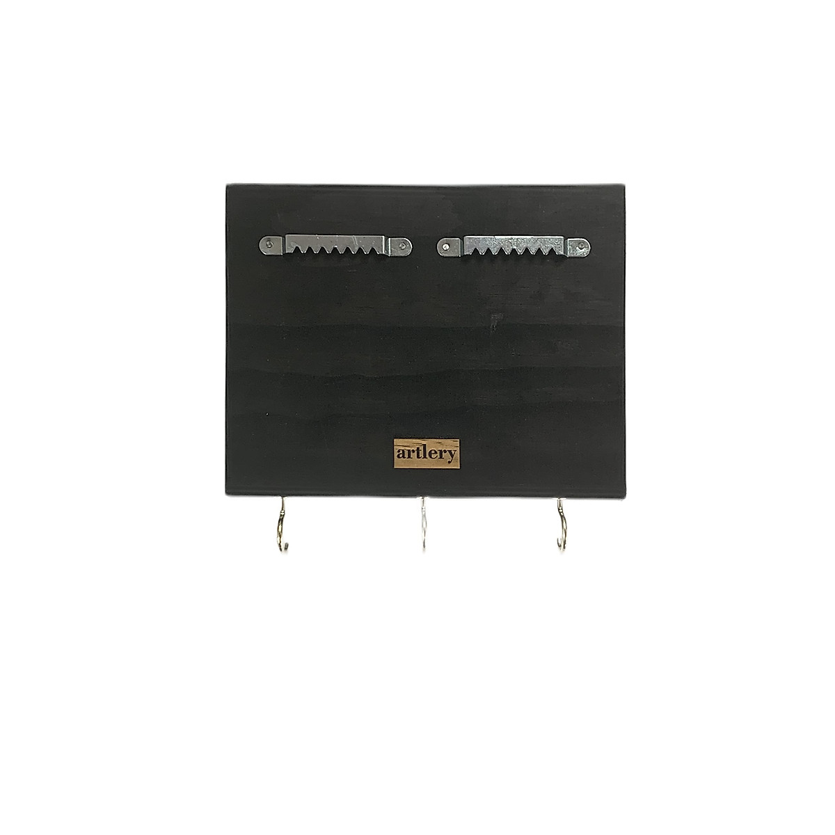 Personalized Key Holder for Wall - Custom Key Hanger with Family or Couple's Name | Vinyl or Laser Engraved Options | Natural Wood Key Rack | Made in USA.