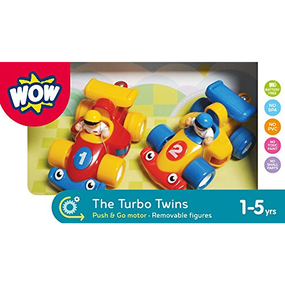 WOW The Turbo Twins - Racing Cars (4 Piece Set)