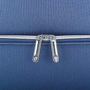 Traveler's Choice Lares Softside Expandable Luggage with Spinner Wheels, Navy, Carry-On 22-Inch