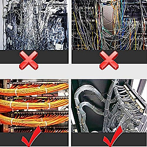 100 8 inch pieces Cable Zip Nylon Heavy Duty Self Locking Wire Ties,