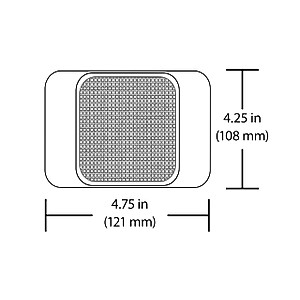 NICOR Lighting Emergency LED Remote Light Fixture (ERL1-10-WH) , White