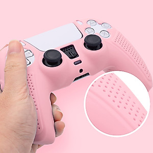 PS5 Silicone Controller Case, Pink PS5 Controller Skin, PlayStation 5 Controller Skin - Light Pink