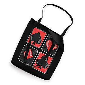 Lucky Playing Cards Full Hand Gambling Gamble Risk Casino Tote Bag