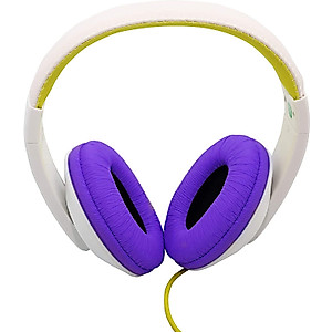 Connectland Over Ear 3.5mm Wired Headphone, Microphone Lightweight Adjustable Headband For Kids,Teens,Adults. iPhone iPad Tablet, Yellow CL-AUD63033