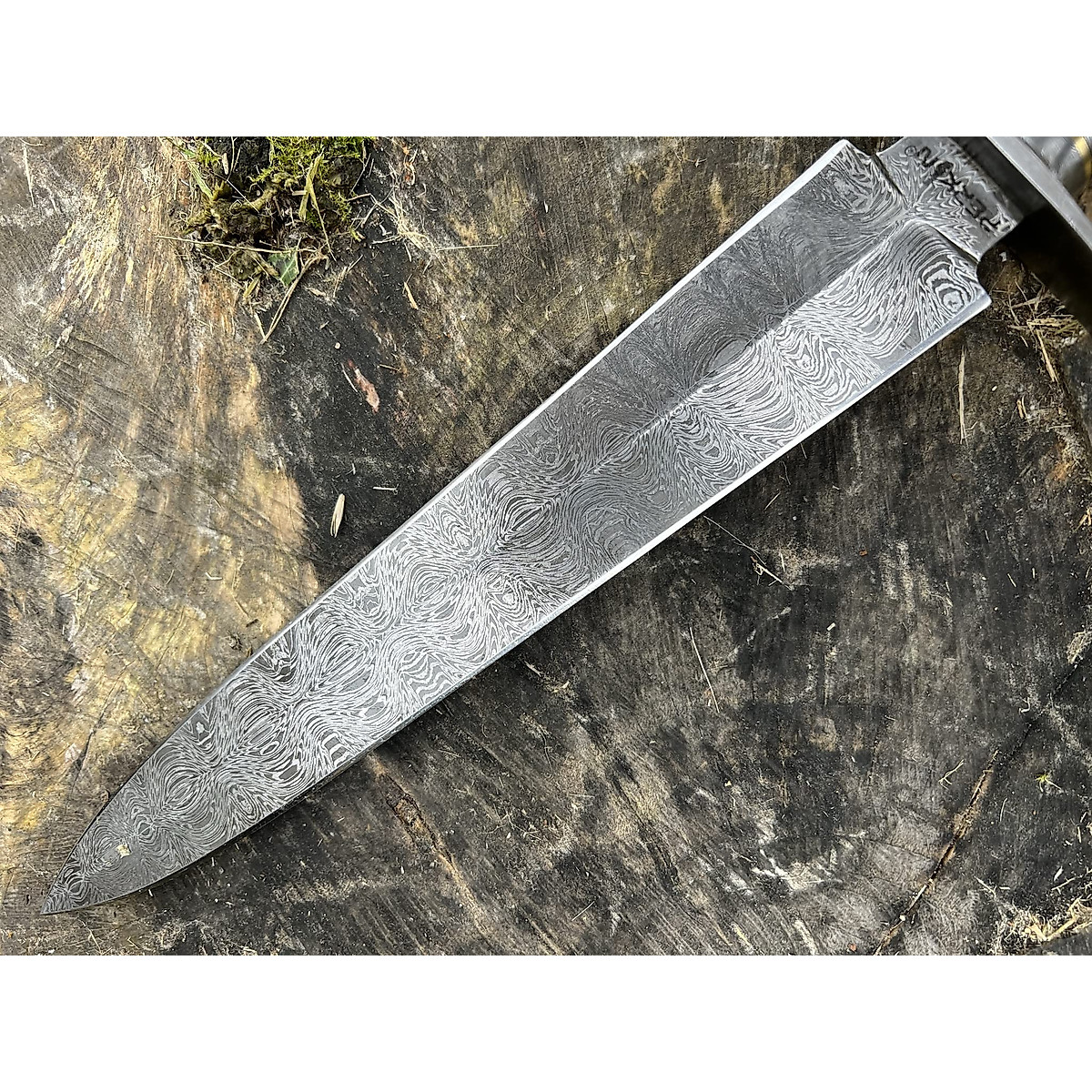 Perkin Damascus Steel Hunting Knife Handmade Knife Knives One Kind of Knife
