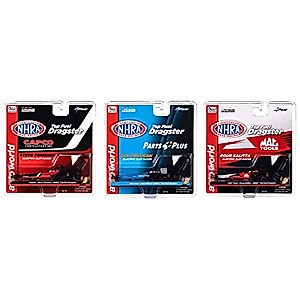 Auto World 4Gear NHRA R27 Clay Millican - Parts Plus Top Fuel Dragster HO Scale Slot Car